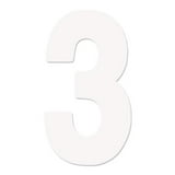 Factory Effex 23102 Fx 2015 Numbers Pro 4" White 3 - Walmart.com