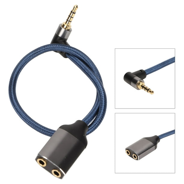 LHCER Headphone Extension Cord,Headphone Microphone Splitter Cable 90 ...