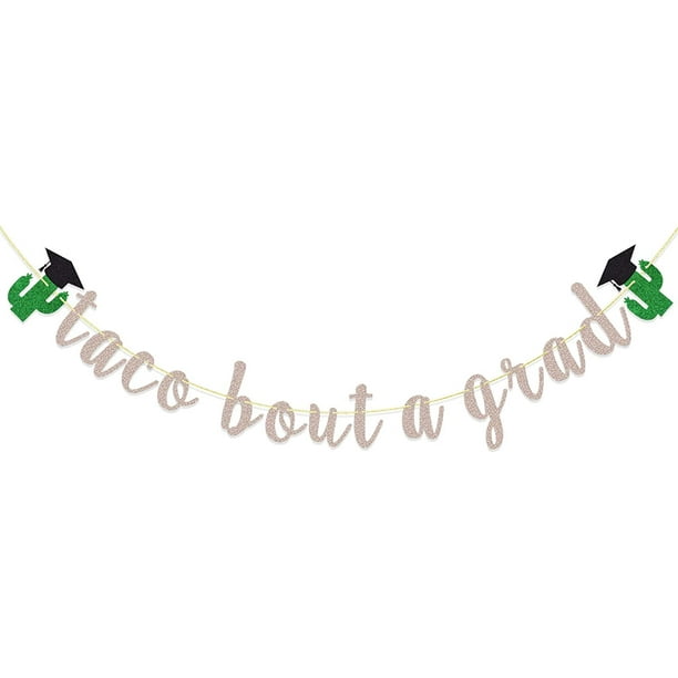 Taco Bout a Grad Banner for Fiesta Graduation Party Decorations ...