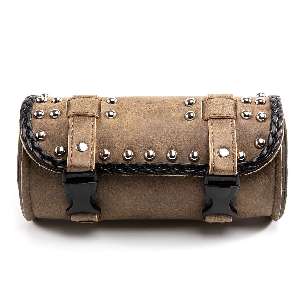 Evomosa Motorcycle Handlebar Bag, Motorcycle Fork Tool Bag, Universal ...