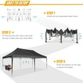 SANOPY 10'x 20' Pop up Canopy Tent, Commercial Heavy Duty Canopy ...