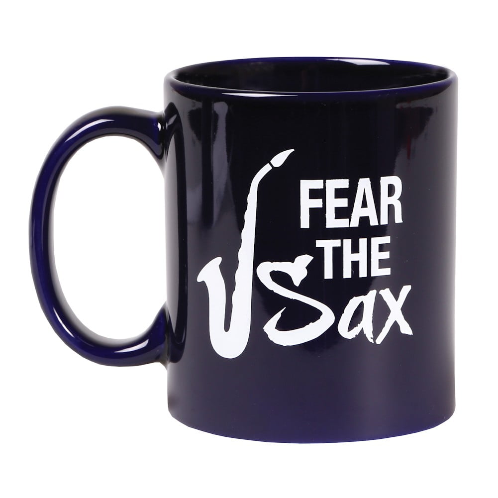 Home & Living Dishwasher and Microwave Safe Blue and Gray Original Art ...