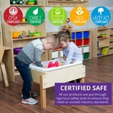 Wood Designs 12-Shelf Puzzle Organizer Unit, Wooden Storage Rack with ...