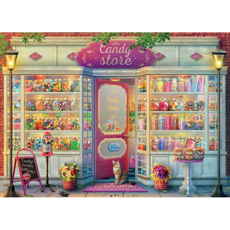 Candy Store Window Displays