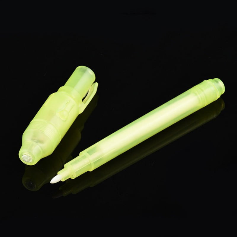 Buy Invisible Ink Spy Pen With Built In UV Light Magic Marker Online at ...