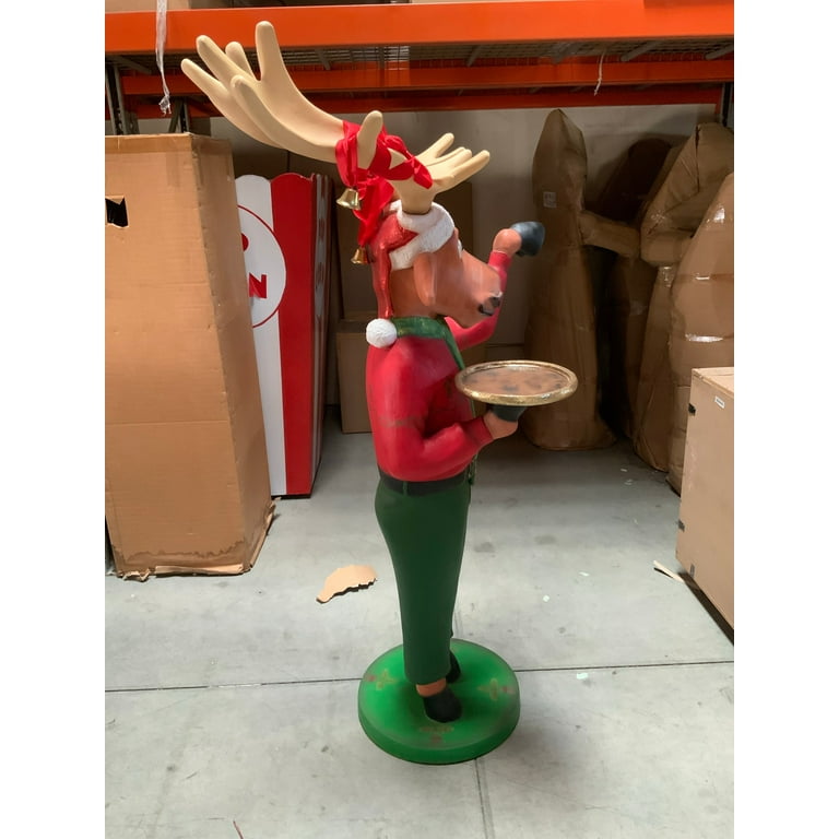 Funny Reindeer Statue