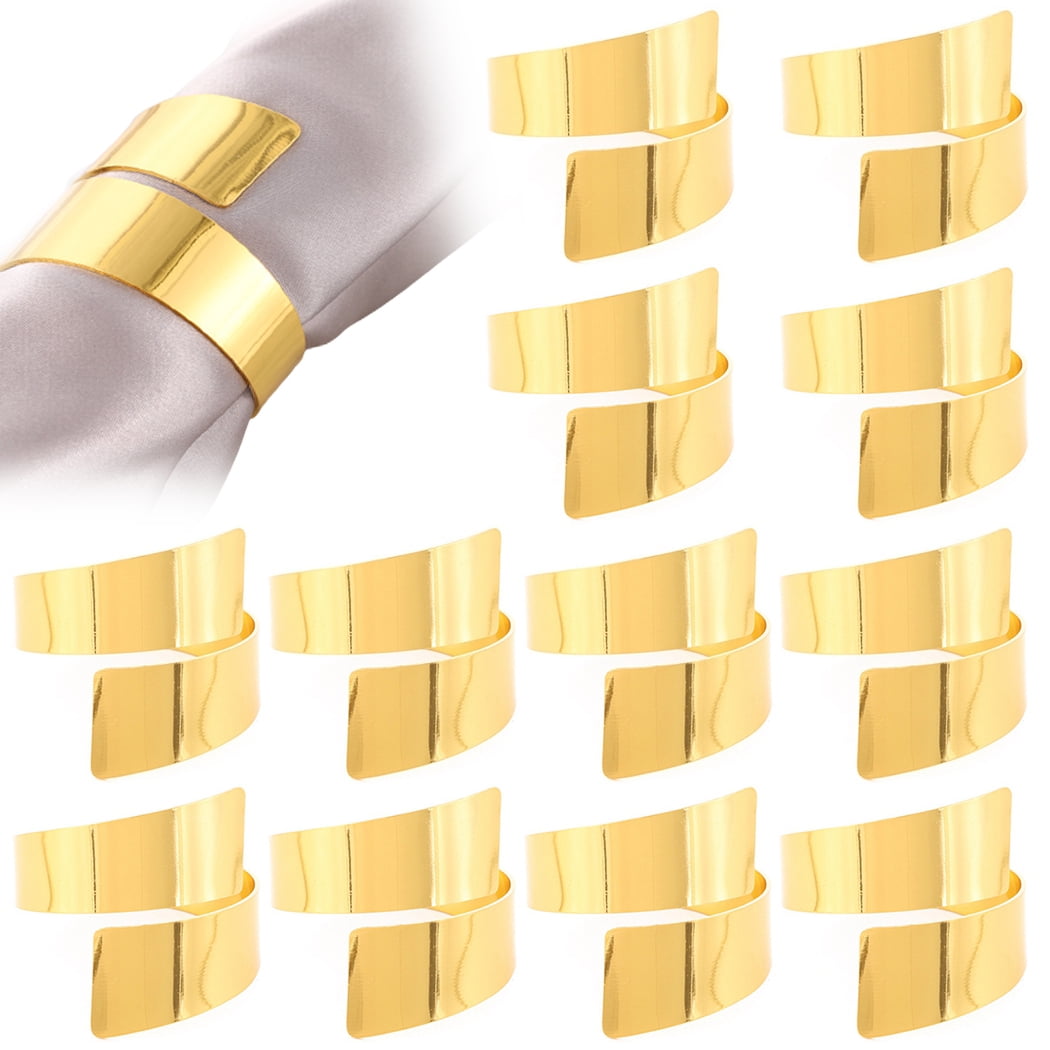 Click here for Coofit Napkin Rings Set Alloy: Decorative Napkin R... prices