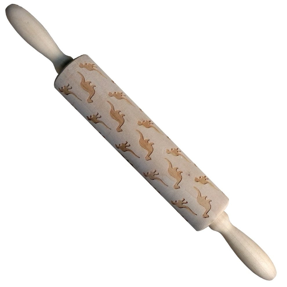 AIDM Wooden Dinosaur Rolling Pin Kitchen Wooden Rolling Pin Dough ... AIDM Wooden Dinosaur Rolling Pin Kitchen Wooden Rolling Pin Dough ...