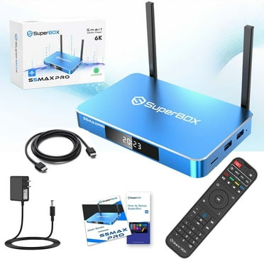 SuperBox S5 Max 2025 Smart TV Box + Voice Remote – 4GB RAM+64GB ROM ...