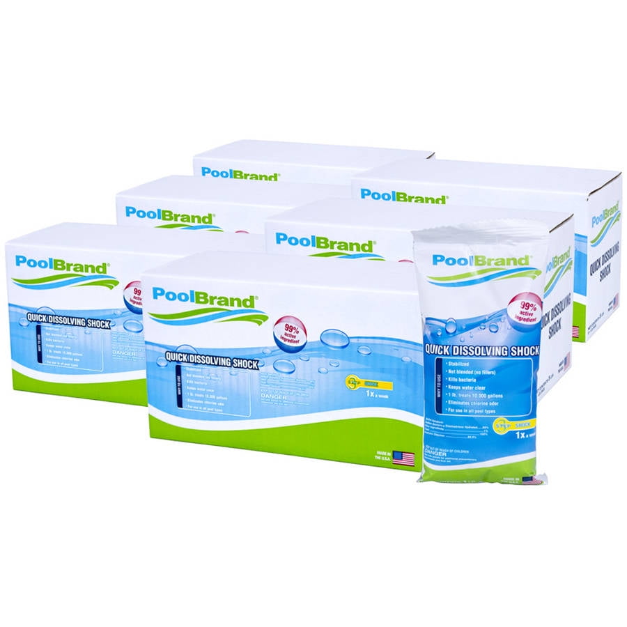 PoolBrand Quick Dissolving Swimming Pool Shock - Walmart.com