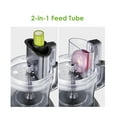 FOHERE 12 Cup Food Processor, 2-Speed, Black, Large Capacity ...