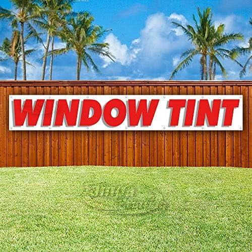 Window Tint Extra Large 13 Oz Banner Heavy-Duty Vinyl Single-Sided With ...