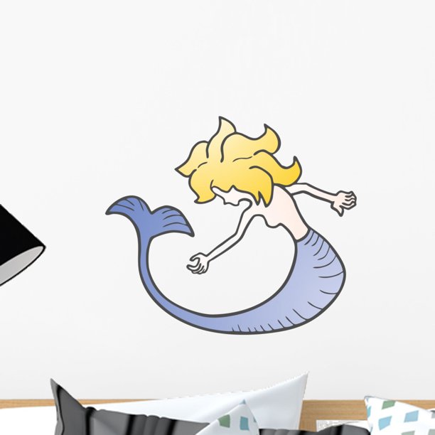 Sticker Siren Wall Decal Sticker by Wallmonkeys Vinyl Peel & Stick ...