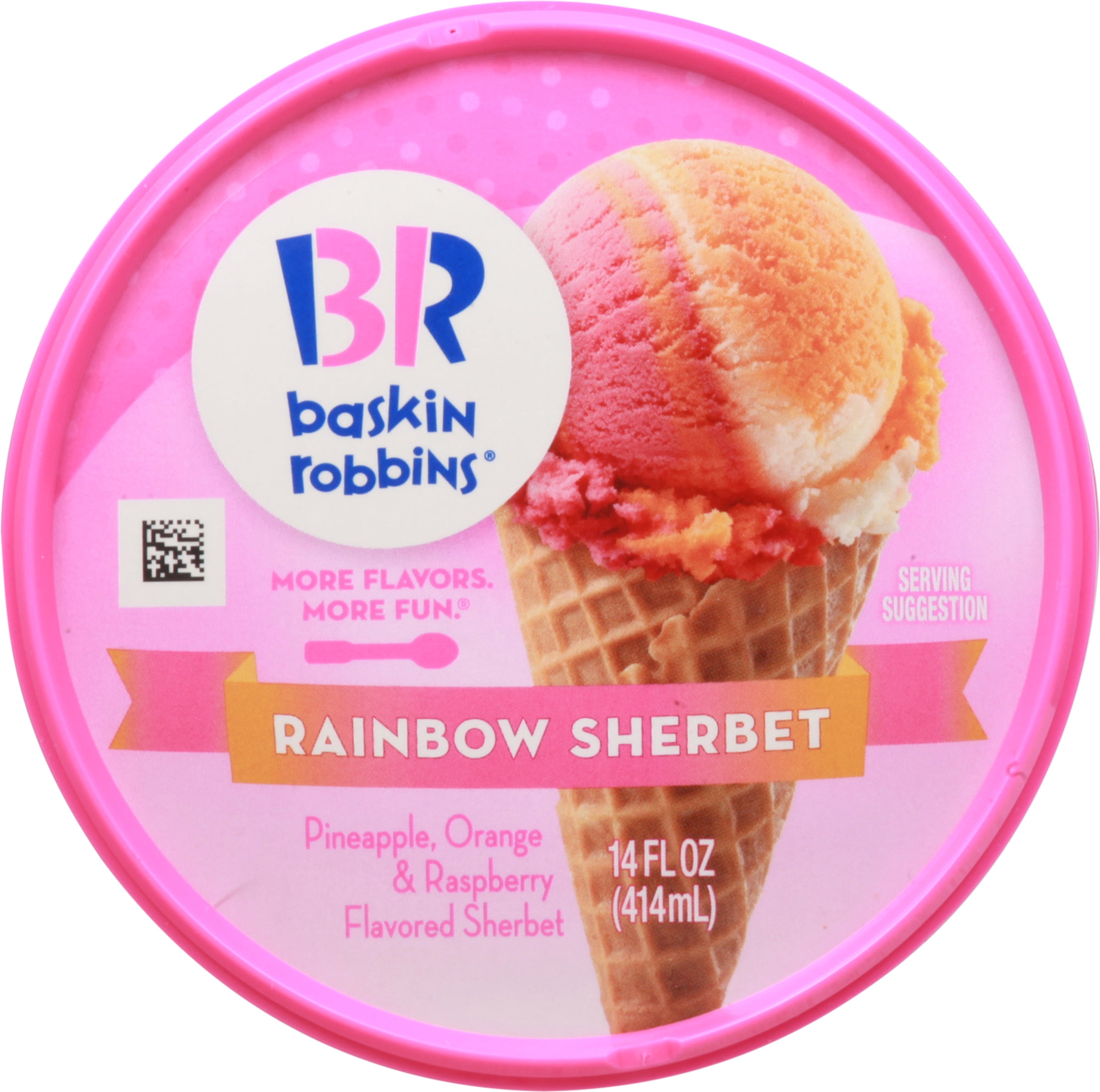 Baskin Robbins Ice Cream Rainbow
