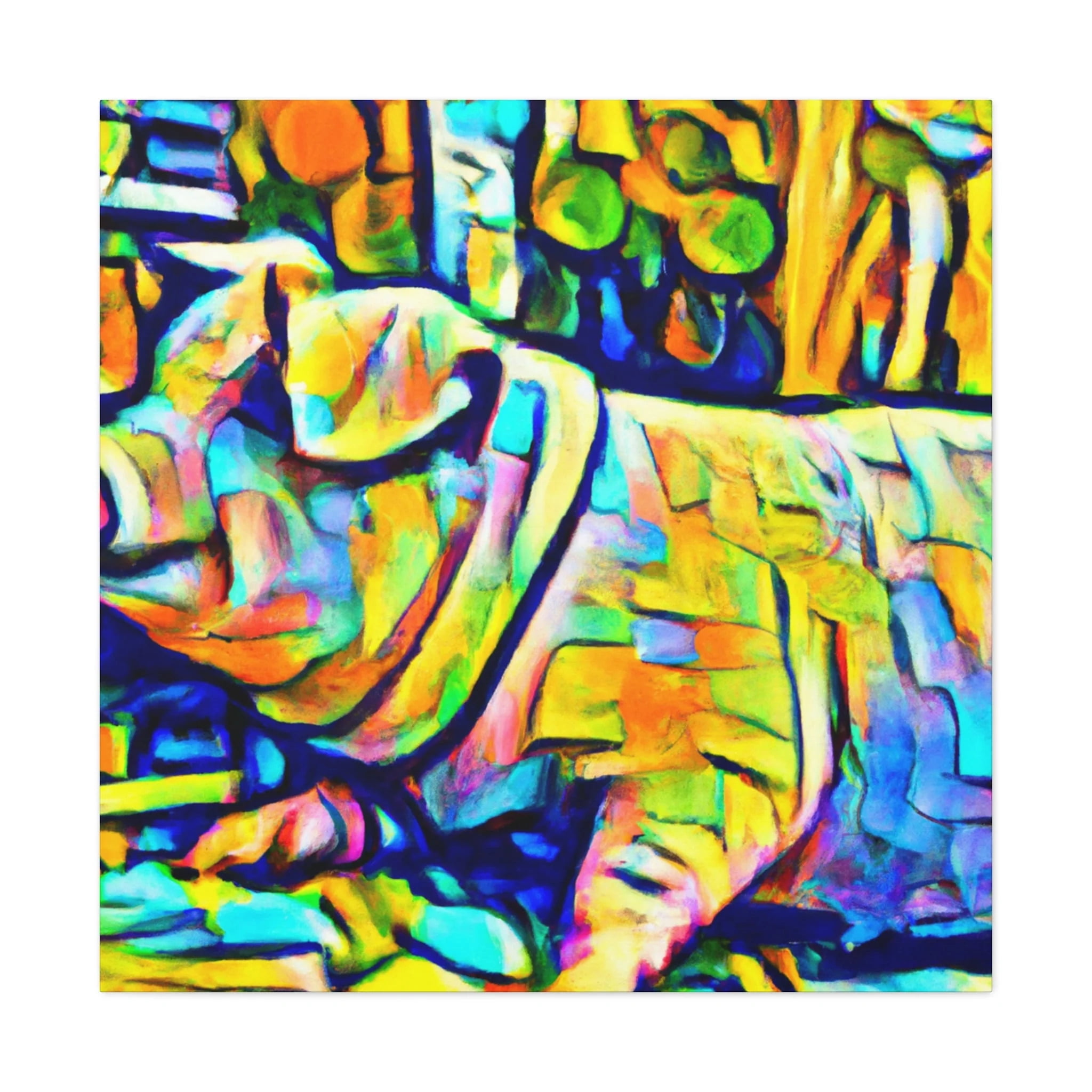 Pig of the Fauves - Canvas - Walmart.com