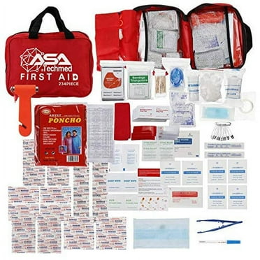 Be Smart Get Prepared - 351 Piece First Aid Kit for Family, Small ...