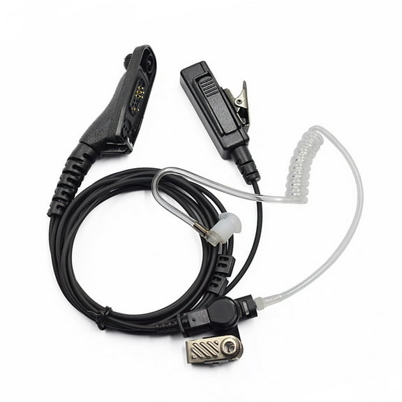HYS D Shape Earpiece Walkie Talkie with In-line PTT/Mic for Motorola ...