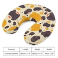 11.4in U-Shaped Pillow Strap With A High Resilience Memory Foam Core ...