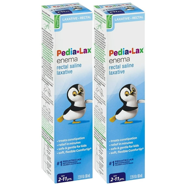 Fleet Pedia-Lax Enema 2.25oz Pack of 2 - Walmart.com