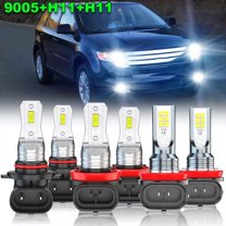 For Ford Edge 2007-2010 LED Headlight High Low Beam Fog Light Lamps Kit ...