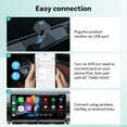 OTTOCAST Mini Dot Cube Wireless CarPlay Android Auto Adapter 2 in 1 USB ...