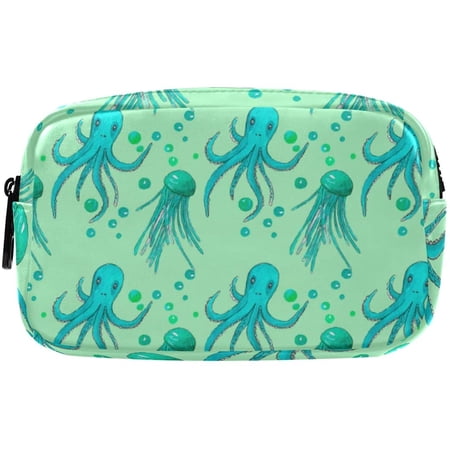 Ocean Octopus Pen Bag Waterproof Sea Animal Pencil Pouch Big Capacity ...