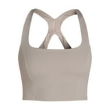 Avia Medium Support Square Neck Sports Bra for Women Sizes S-XXXL with ...
