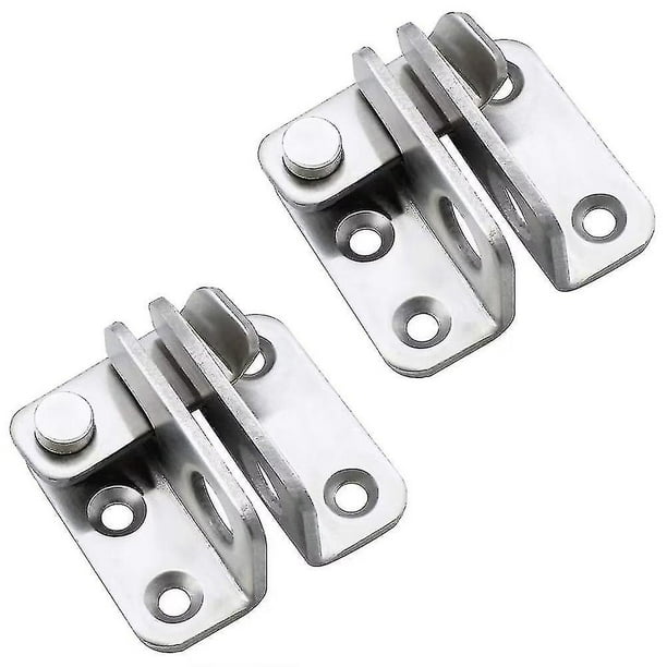 Br-vi 2 Pieces Door Latch Padlock Right Open Hasp Padlock Bolt Door ...
