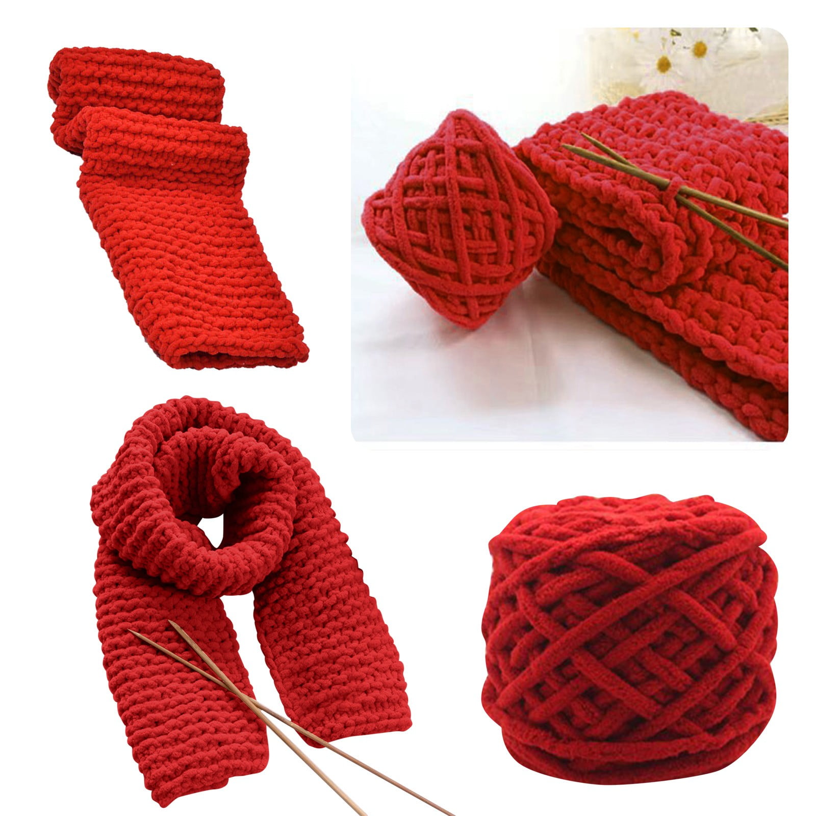 Click here for Bagmrteho Bulky Blanket Yarn Hand Knitting Yarn Di... prices