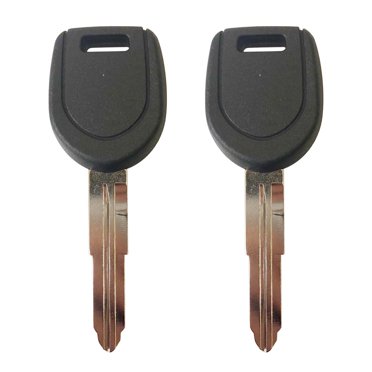 2 PACK KeylessOption Uncut Blade Ignition Chip Car Transponder Key ...