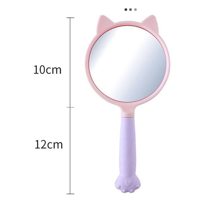 Buy Handheld Hand Mirror Cute Cat Kitten Design with Paw Handle ...