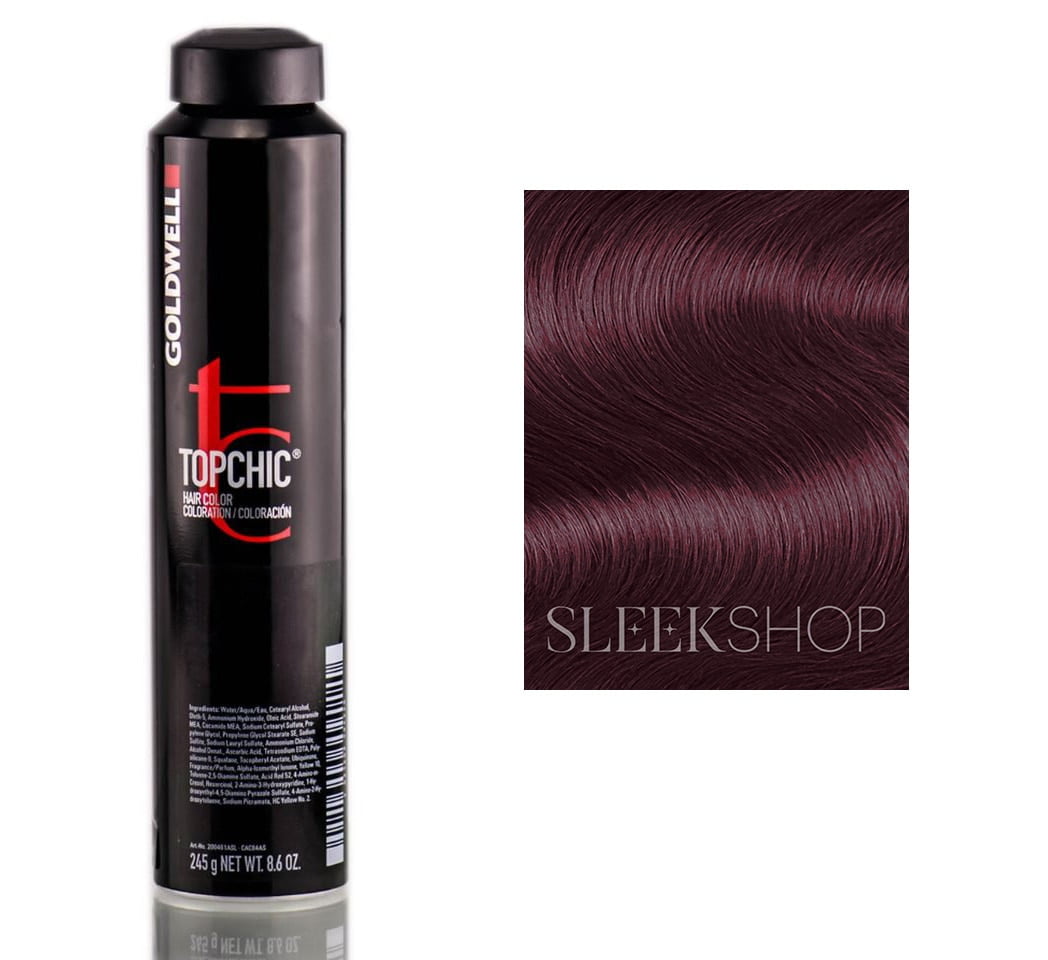 6VV MAX - Vivid Violet , Goldwell Topchic Hair Color (8.6 oz. canister ...