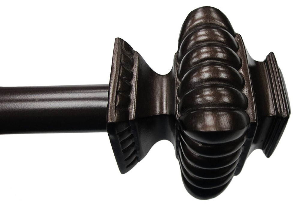 Urbanest Regent Square Drapery Rod, 3/4", 84"-120 - Walmart.com