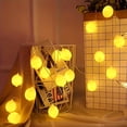 10LED Yellow Lemon Fruit String Lights - Battery Operated Indoor ...