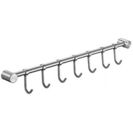 Kitchen Wall Rack Kitchen Utensil Wall Storage Rack with 7 Hooks, for ...