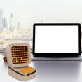 Xzzjjl Portable Oscillating Fan Air Conditioner Fan Portable Air Cooler Small Desktop Fan