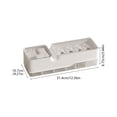 2Tier Charging Station Organizers Box For Multiple Cables And Adapters ...