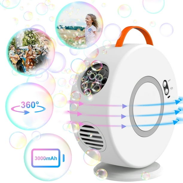 Luniquz Bubble Machine for Kids,Automatic Bubble Blower Rechargeable ...
