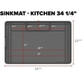 WeatherTech SinkMat Drip Protector – 34” x 22” Waterproof Under Sink ...