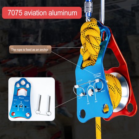 Rock Climbing Pulleys Heavy Locking Hanger Anodizing Heavy Locking ...