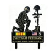 BUDAO00 Garden Decoration Stake Metal Fallen Soldier Silhouette ...