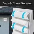 6 Inch White Plastic Exhaust Air Vent Cover, Dryer Vent Cover - Walmart.com