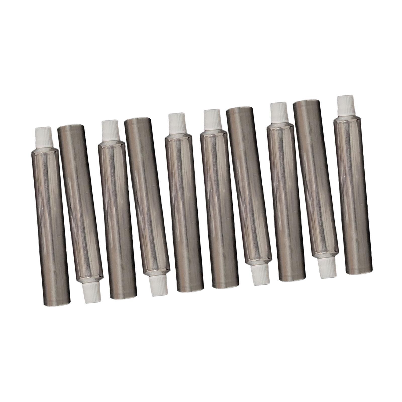 Tubos de pintura vacíos, envase rellenable, almacenamiento compacto ...