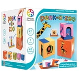 SmartGames Peek-A-Zoo Toddler's Animal Matching Game, Preschool ...