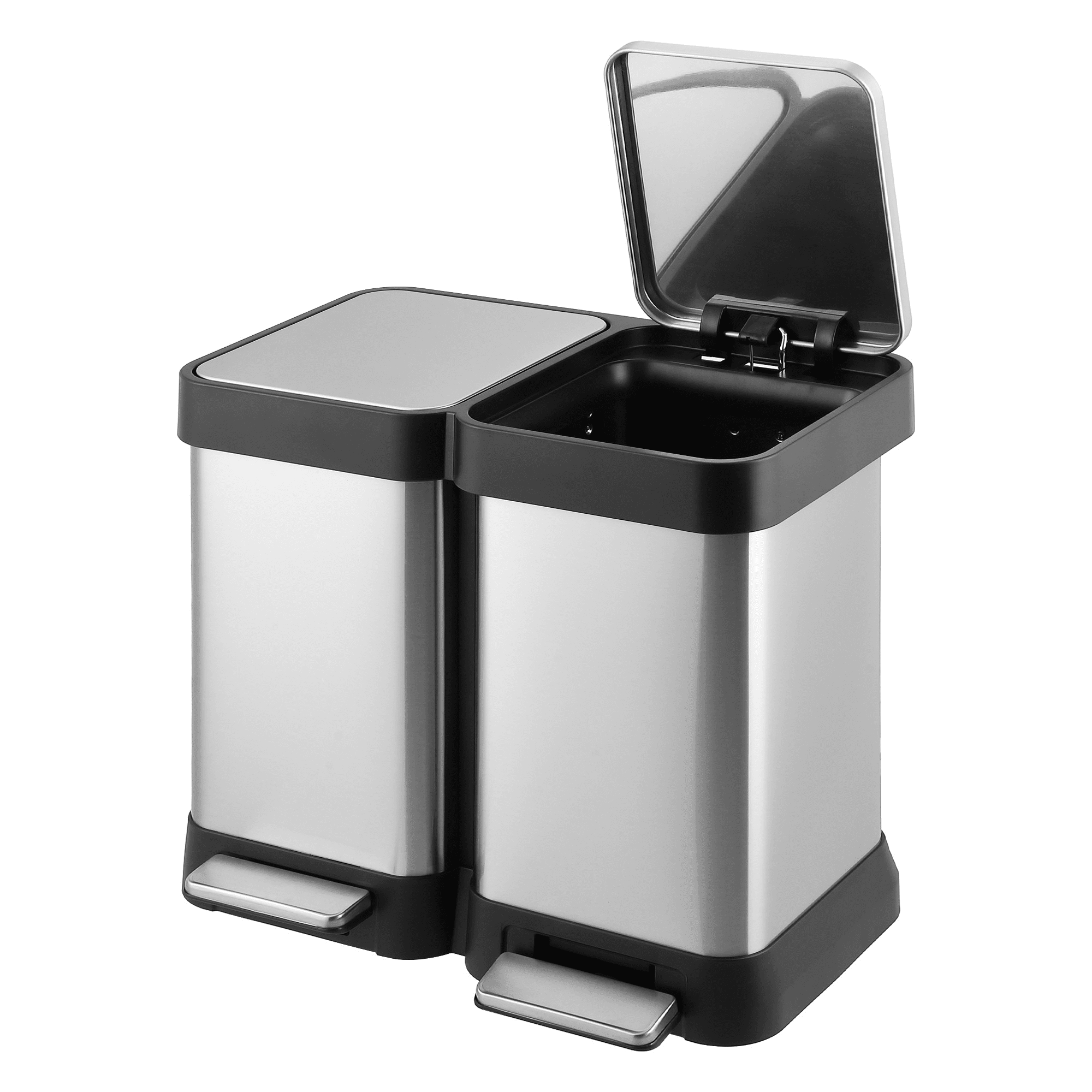 Click here for Outgoods 13 Gal Kitchen Trash Can  25l+25l Hands-F... prices