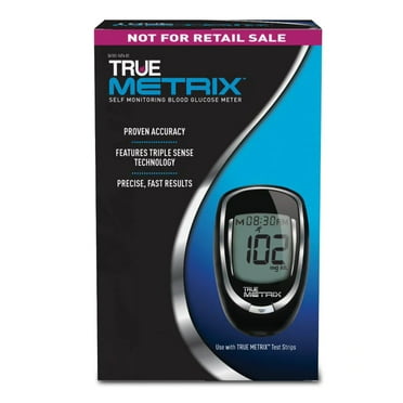 TRUE METRIX GO Blood Glucose Meter Starter Kit, Control Solution, and ...
