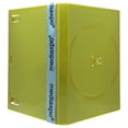 CheckOutStore 200 Standard Solid Yellow Color Single DVD Cases ...