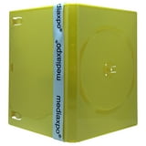 CheckOutStore 200 Standard Solid Yellow Color Single DVD Cases ...