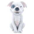 YTC White Grinning Puppy Dog TeeHee Themed Decorative Figurine Statue ...
