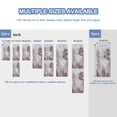 Boho Pines Window Privacy Film Rainbow Static Cling Stain Glass Window ...